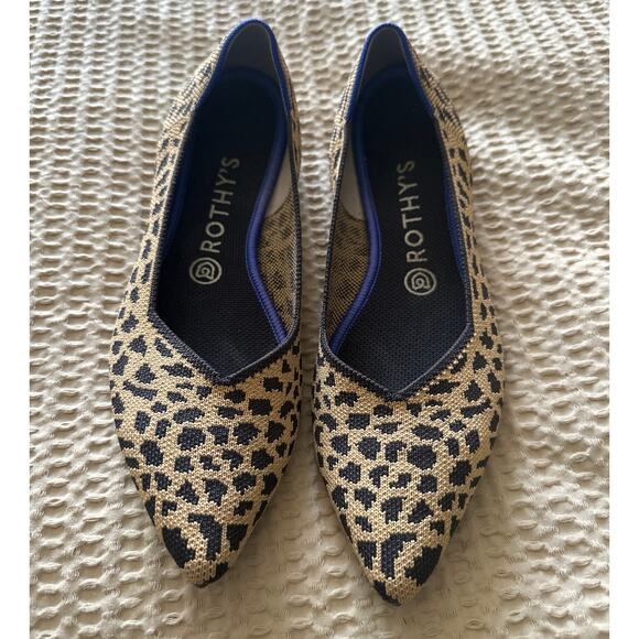 Rothy's | Shoes | Rothys Classic Cheetah Animal Leopard Print Pointy ...
